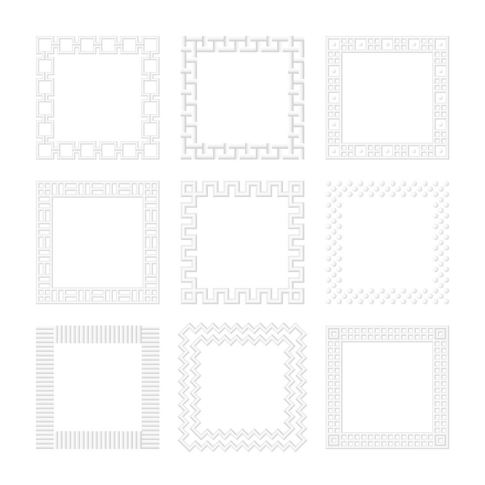 Embossed Surface Frames 54606686 Vector Art at Vecteezy