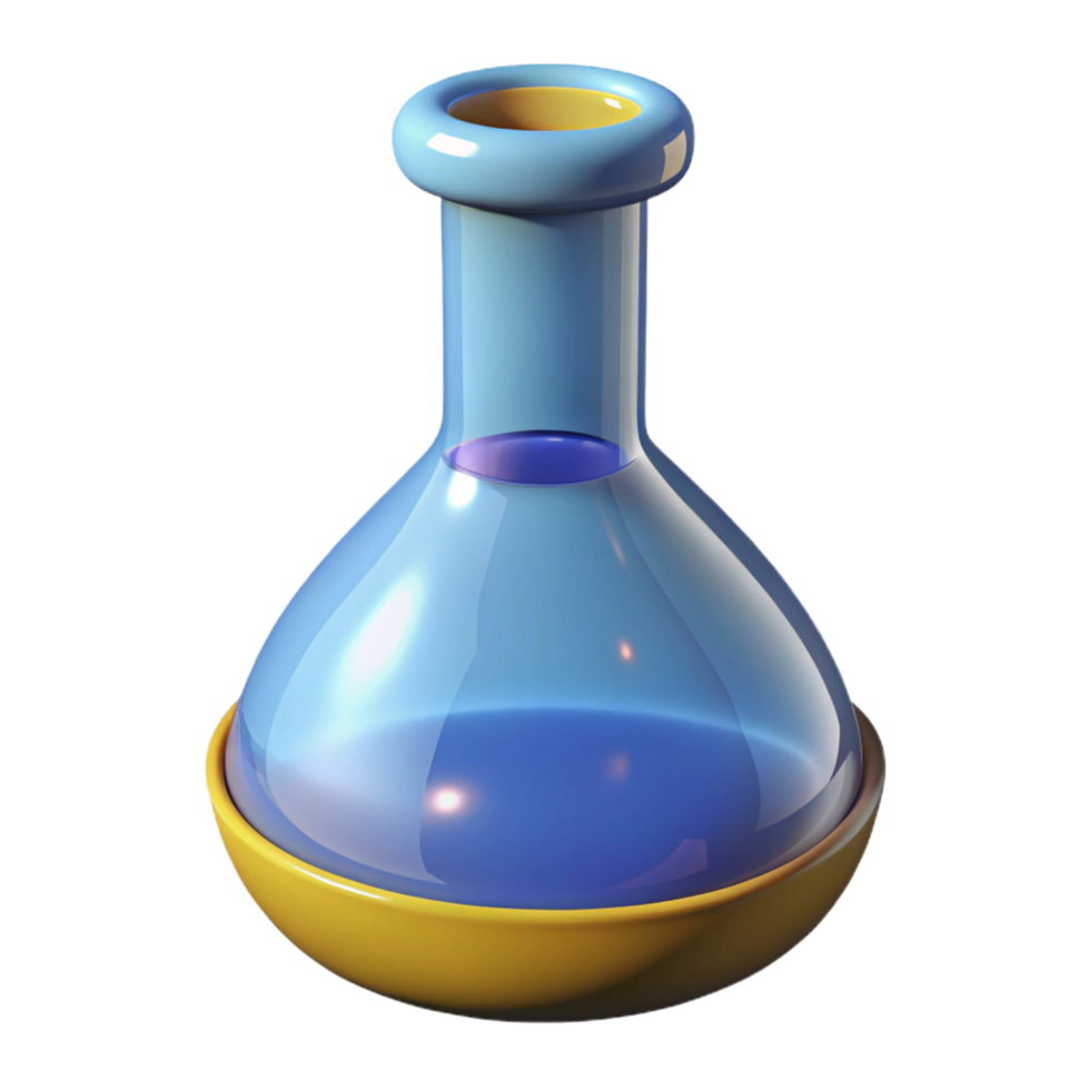Cartoon Erlenmeyer Flask with Blue Liquid 54621665 PNG Cartoon Erlenmeyer Flask with Blue Liquid 54621665 PNG