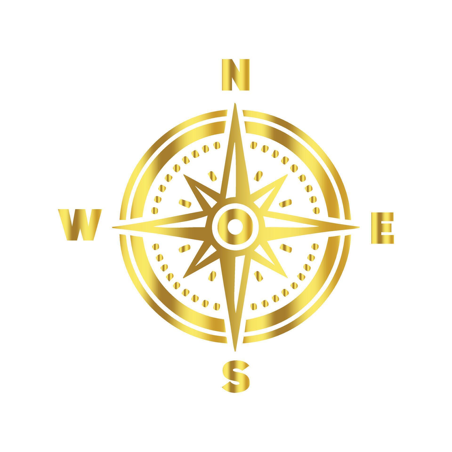 Luxurious Compass Logo Design 54628244 Vector Art At Vecteezy