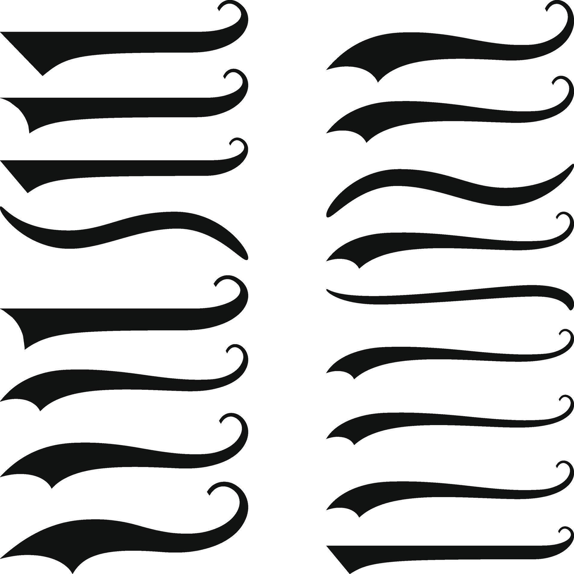 Text Tails Swoosh Baseball Sign, Typography font curve tail, font swoosh tail ornamental ...