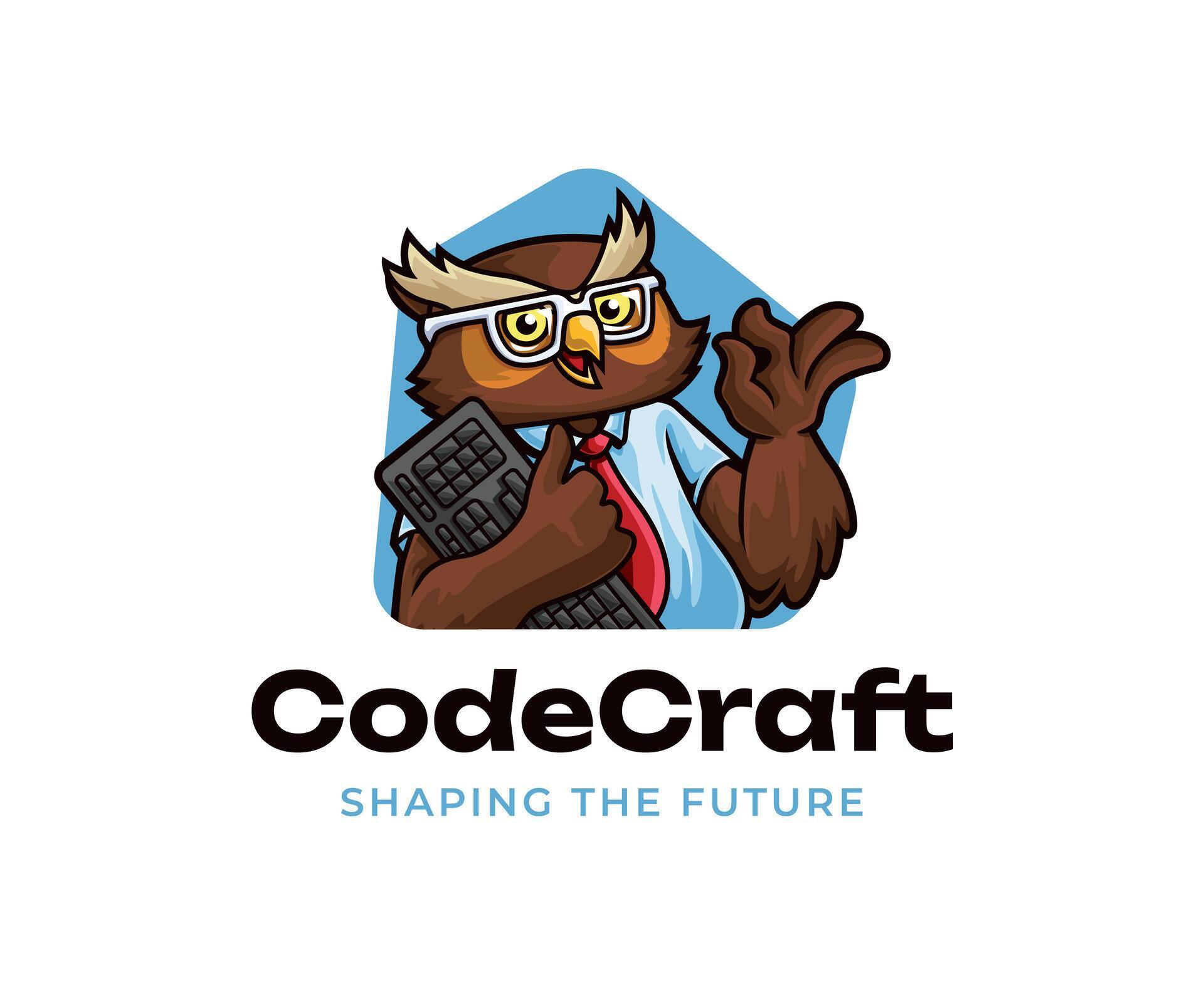 Programmer Owl Logo 54634048 Vector Art at Vecteezy