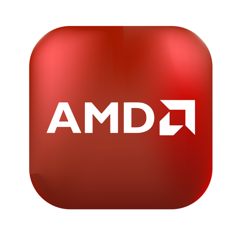 Amd logo, Rounded Amd logo 54650805 PNG