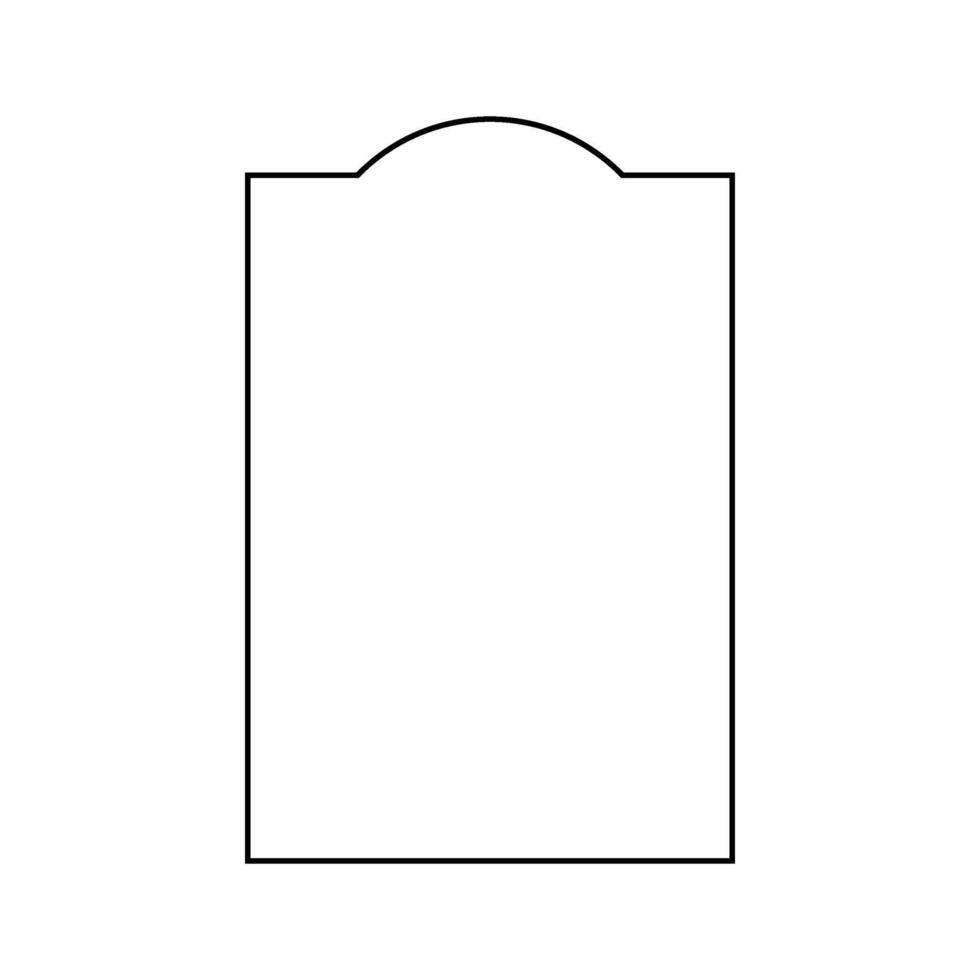 Simple Frame with Curve Line ... 54654130 Vector Art at Vecteezy