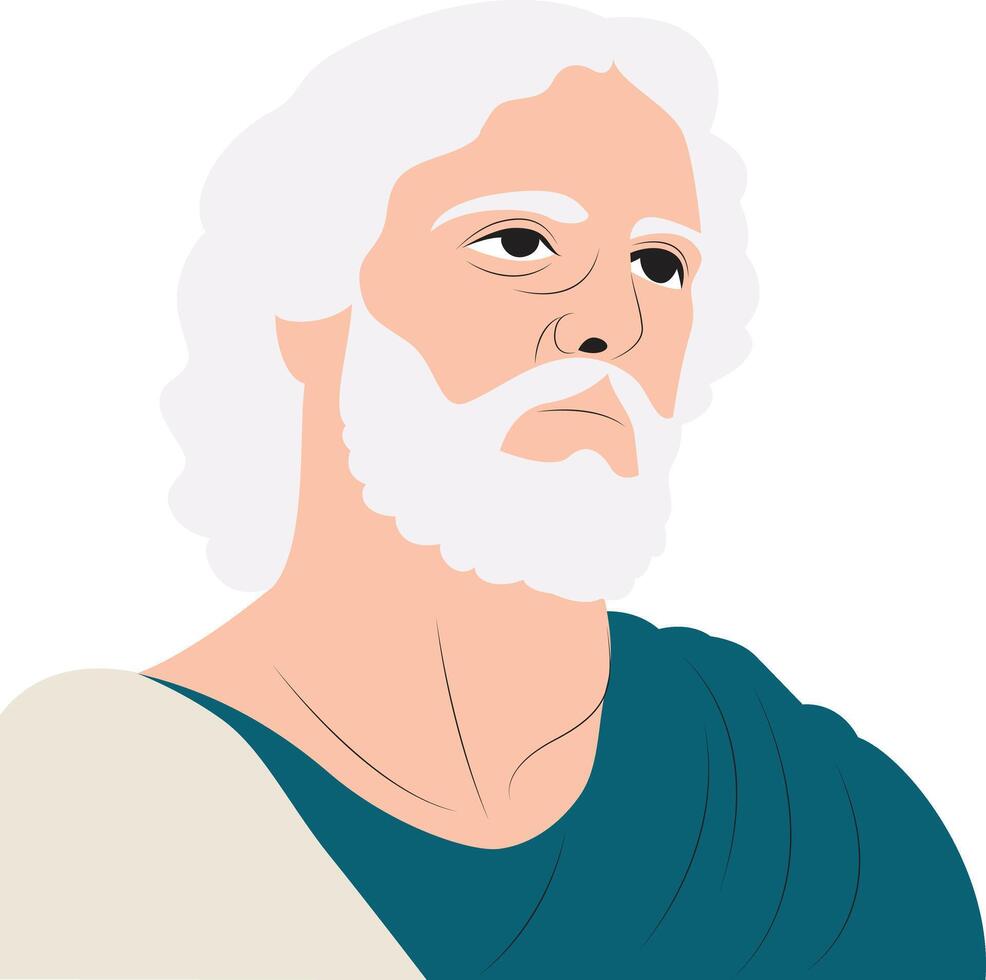 Parmenión retrato mano dibujado 54655728 Vector en Vecteezy