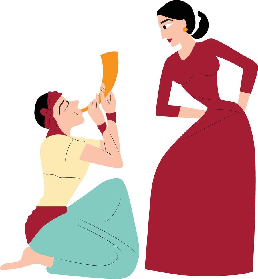 Couple performing Bihu folk dance of Assam, India 54656031 Vector Art ... Couple performing Bihu folk dance of Assam, India 54656031 Vector Art ...