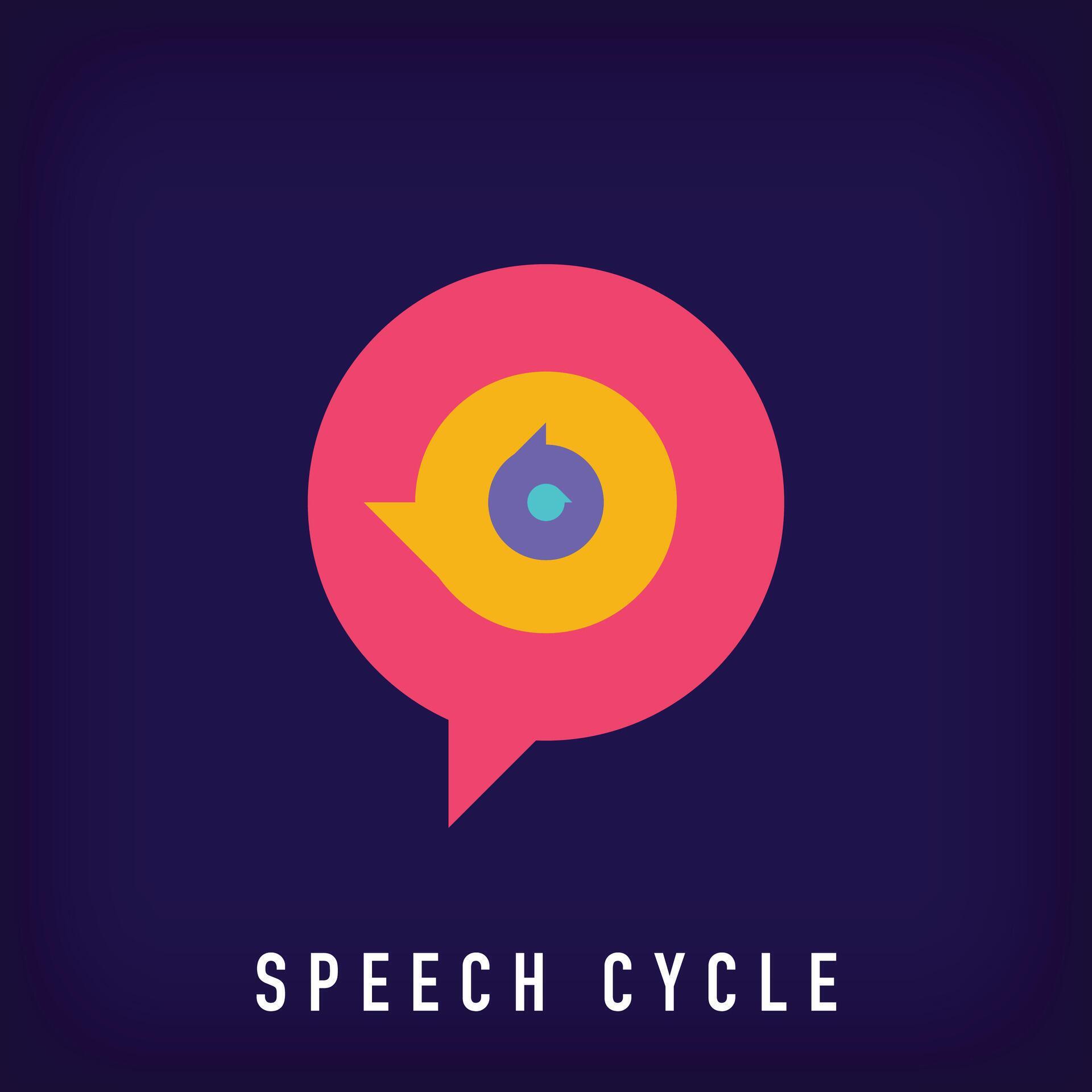 Unique conversation loop logo design. chat, discussion and consultation ...