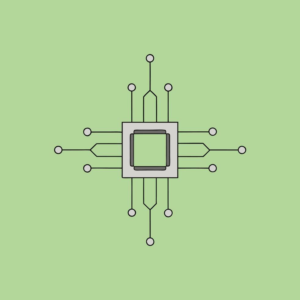 Central Processing Unit Network Connectivity and Data Flow 54662129 ...