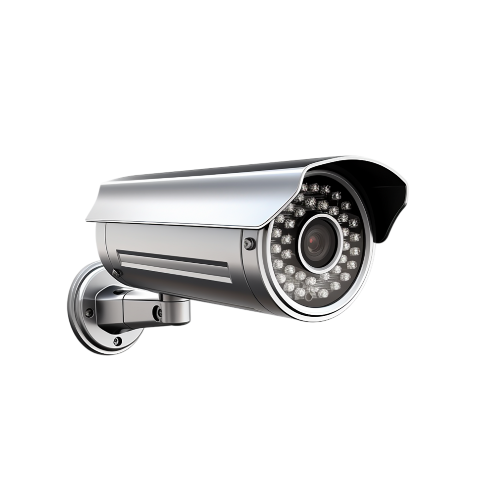Modern security camera with sleek design and metallic finish 54678738 PNG Modern security camera with sleek design and metallic finish 54678738 PNG