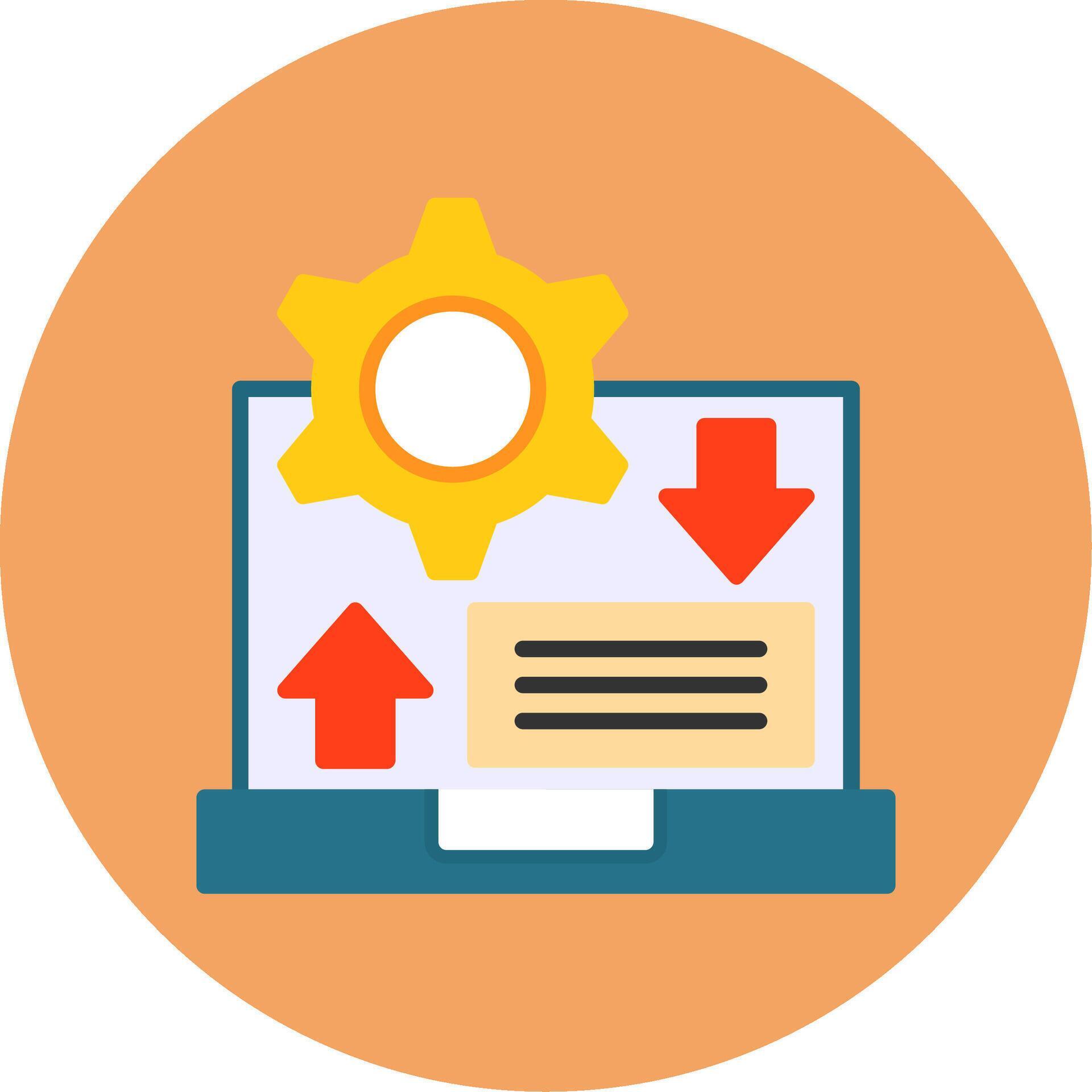 Agile Flat Circle Style Icon 54681080 Vector Art at Vecteezy