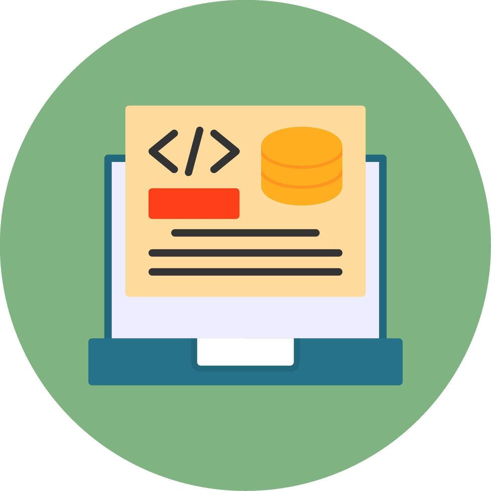 Backend Development Flat Circle Style Icon 54681091 Vector Art at Vecteezy