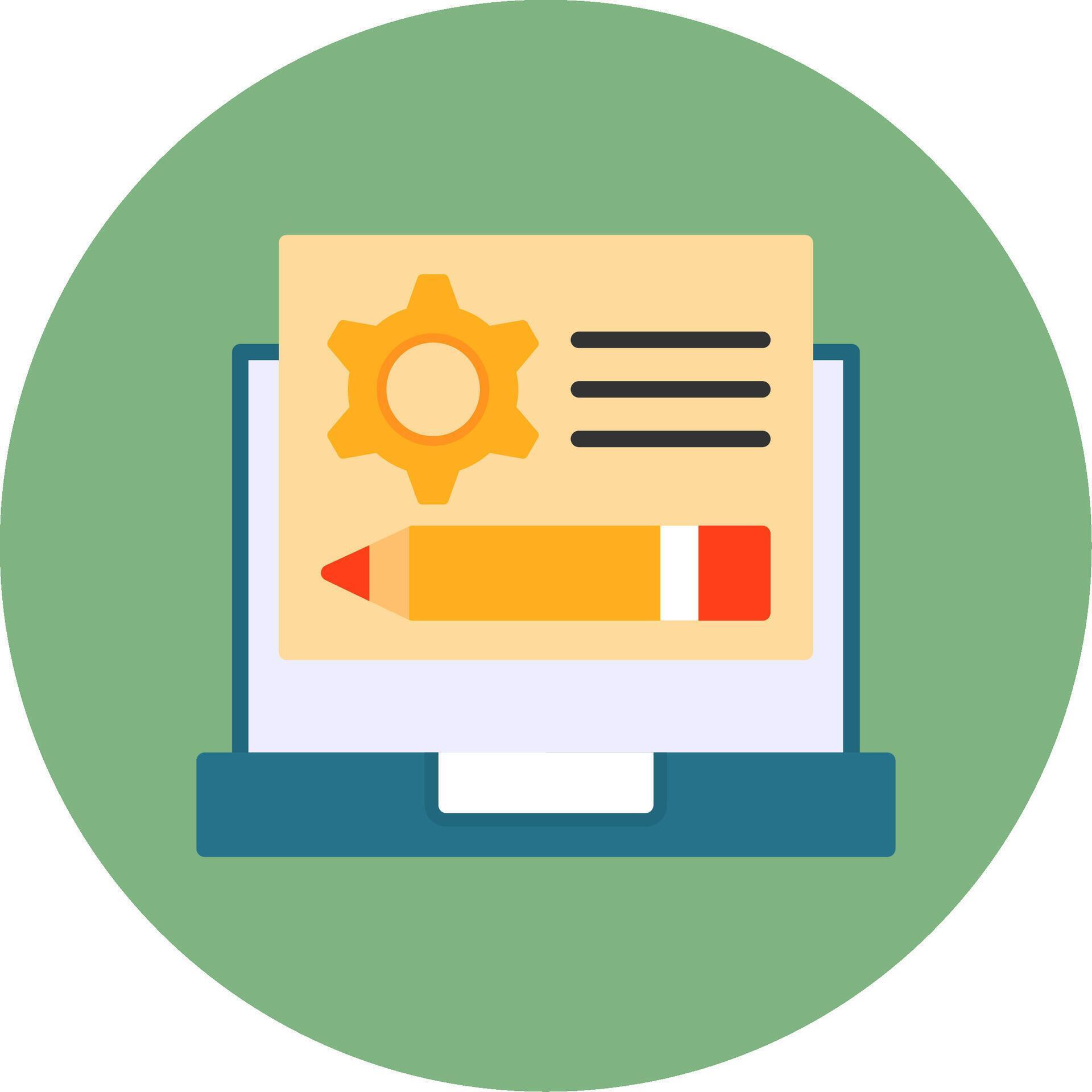 Icons Flat Circle Style Icon 54681119 Vector Art at Vecteezy