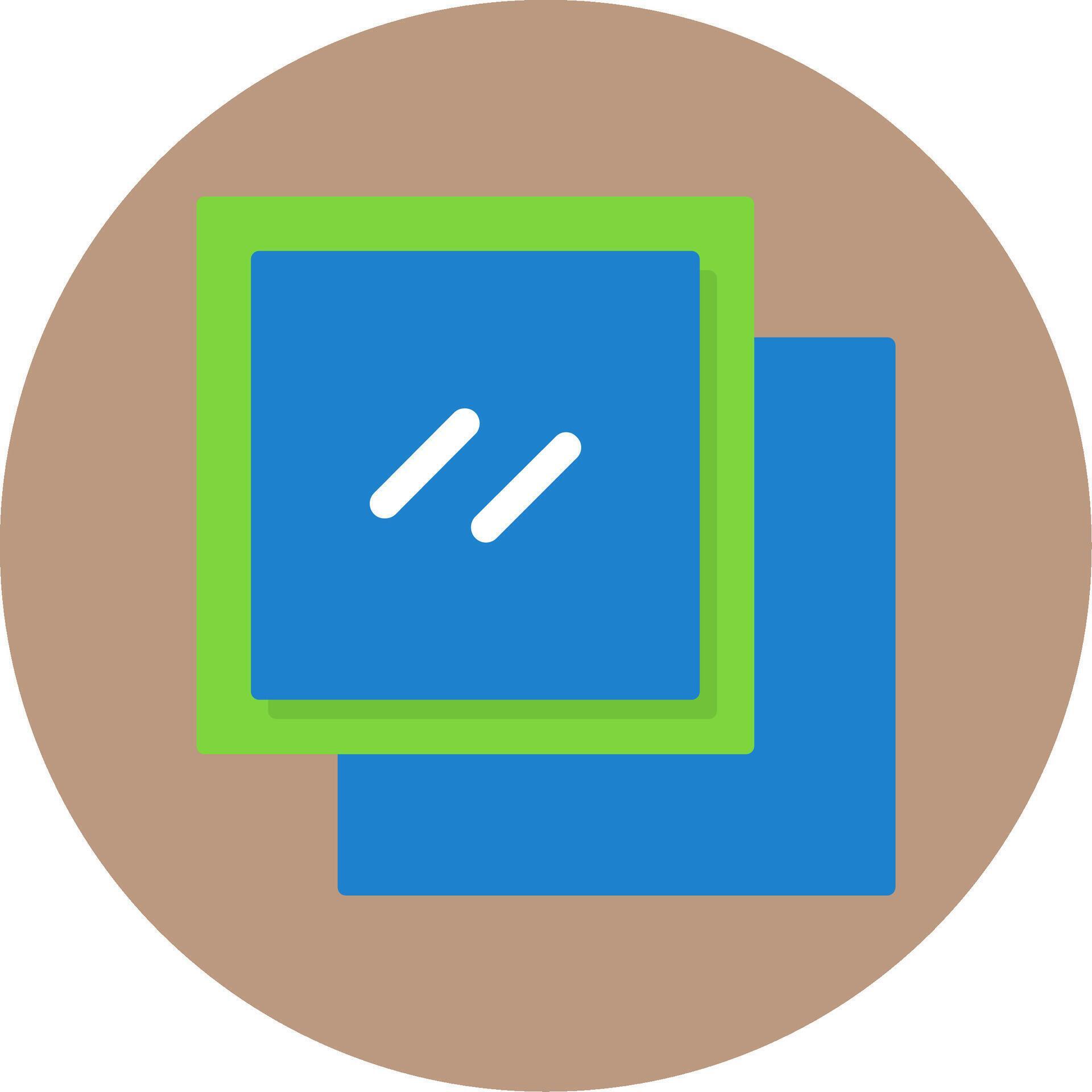 Copy Flat Circle Style Icon 54681282 Vector Art at Vecteezy