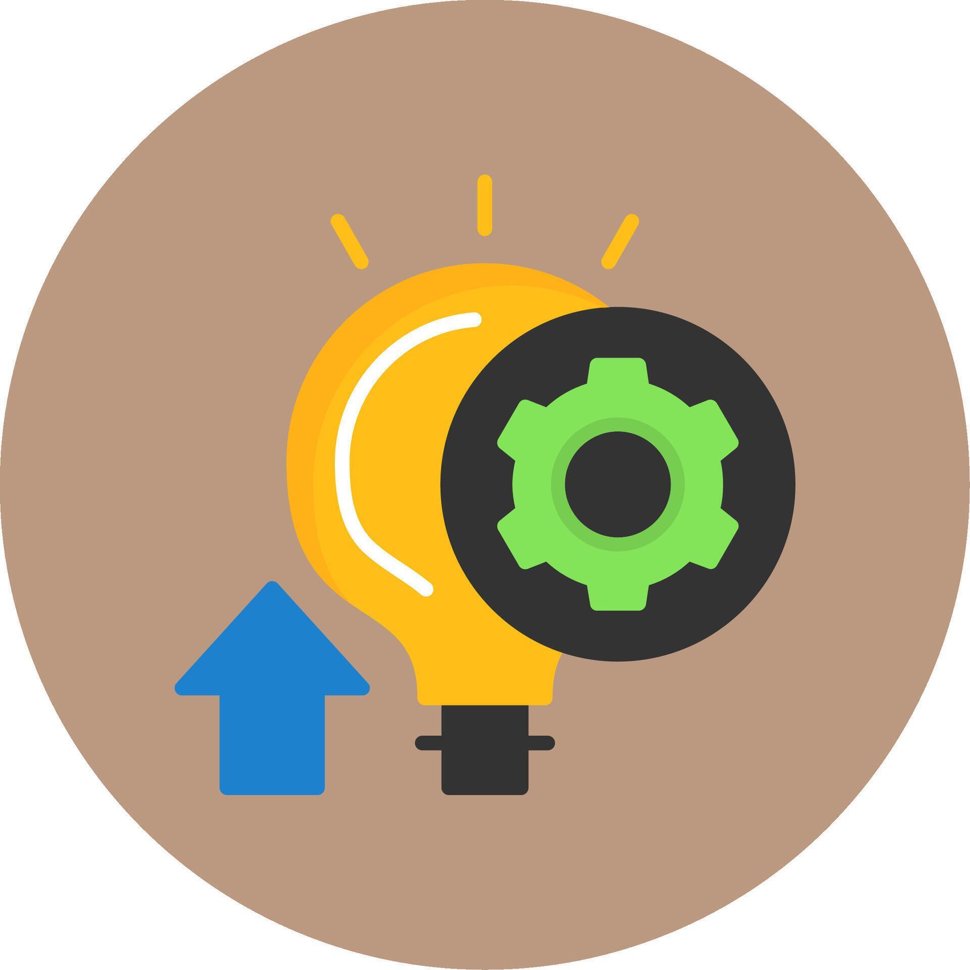 Innovation Flat Circle Style Icon 54681469 Vector Art at Vecteezy