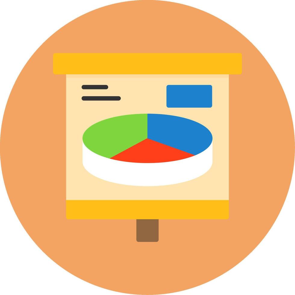 3D Pie Chart Flat Circle Style Icon 54681860 Vector Art at Vecteezy