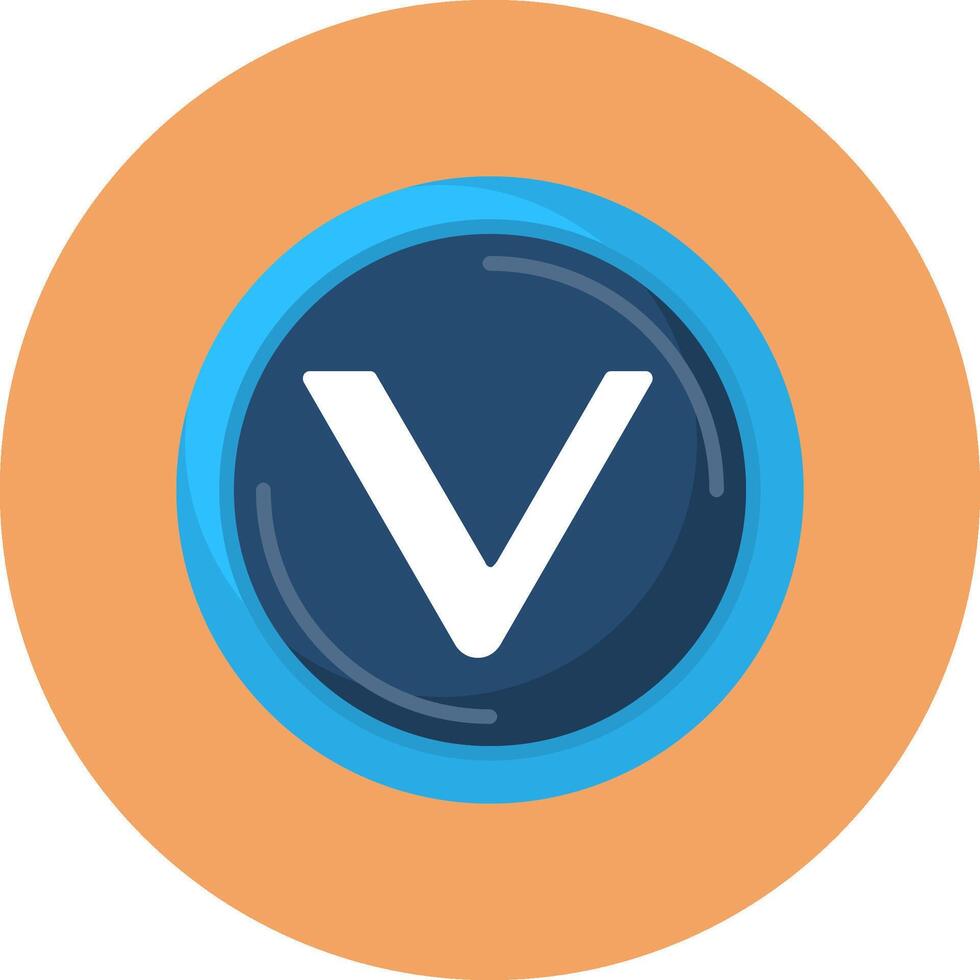 VeChain Flat Circle Style Icon 54684334 Vector Art at Vecteezy