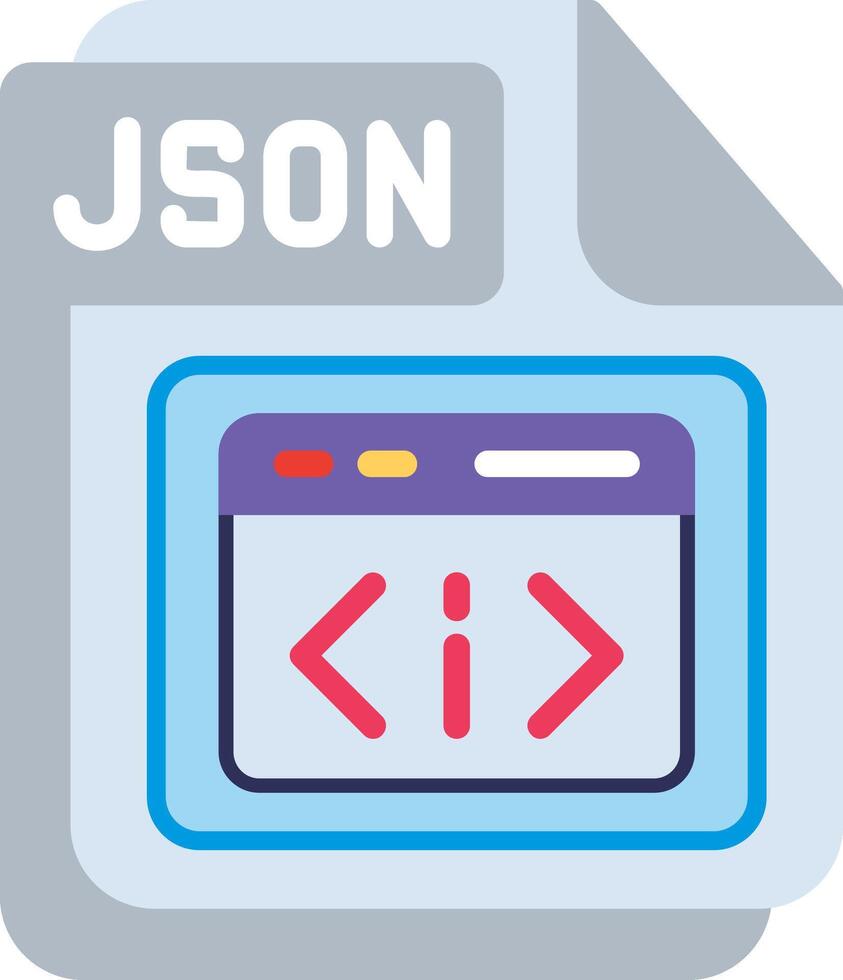 JSON Flat Illustration Design 54686381 Vector Art at Vecteezy