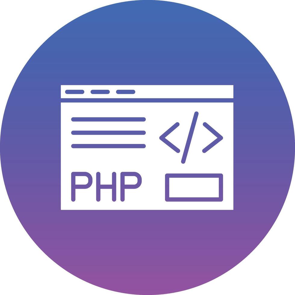 PHP Coding Illustration Icon 54686578 Vector Art at Vecteezy