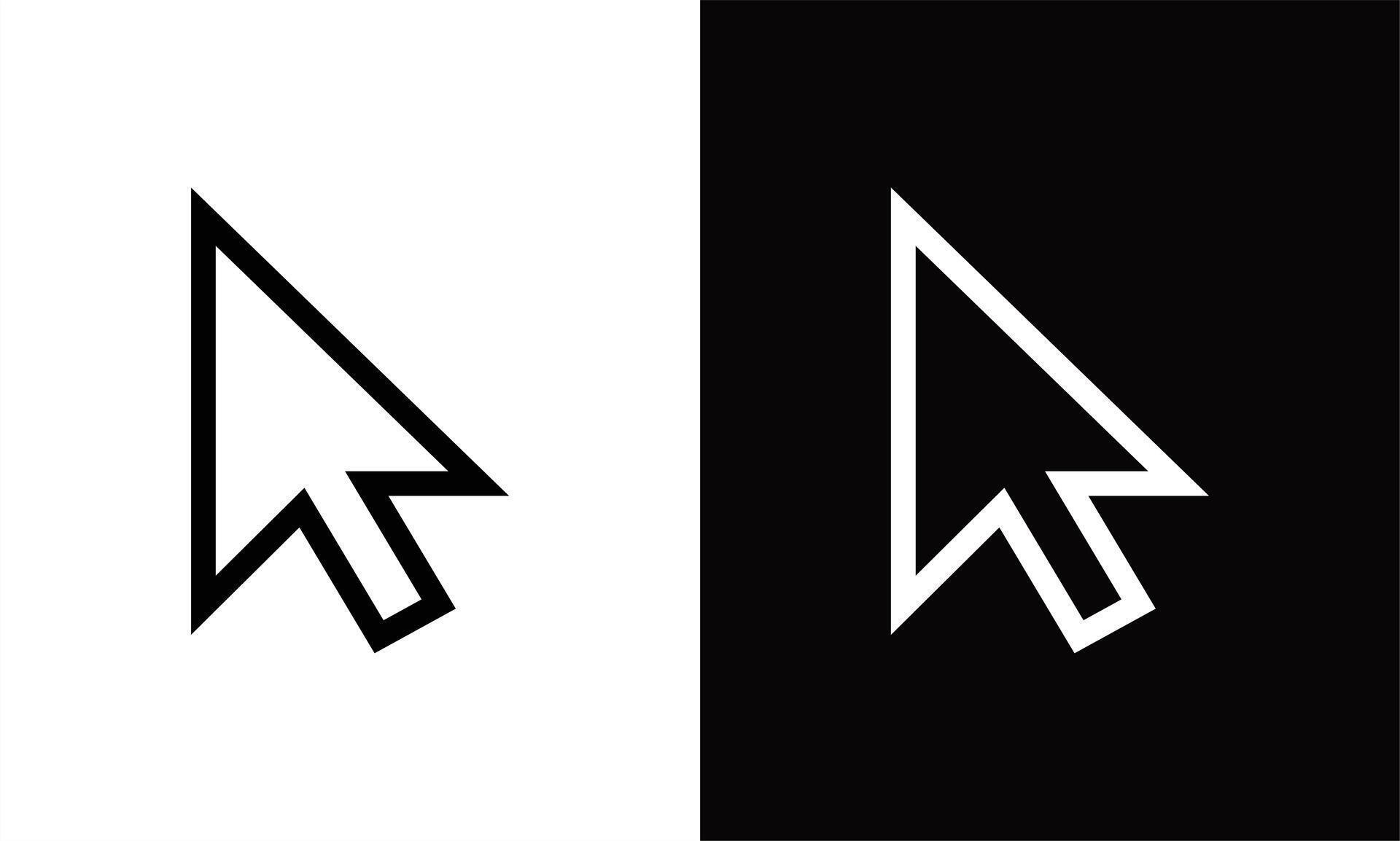 Pointer arrow icon. Computer mouse cursor symbol 54695657 Vector Art at ...