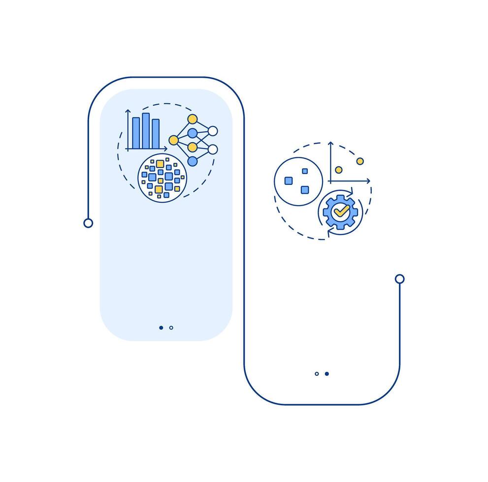 Dense vs sparse directions rectangle infographic . Mathematical ...