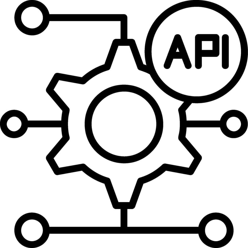 API Line Icon 54697137 Vector Art at Vecteezy