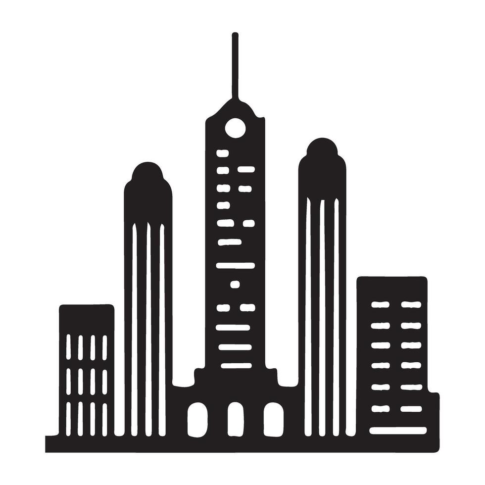 Modern City Skyline Silhouette Illustration 54699351 Vector Art at Vecteezy Modern City Skyline Silhouette Illustration 54699351 Vector Art at Vecteezy