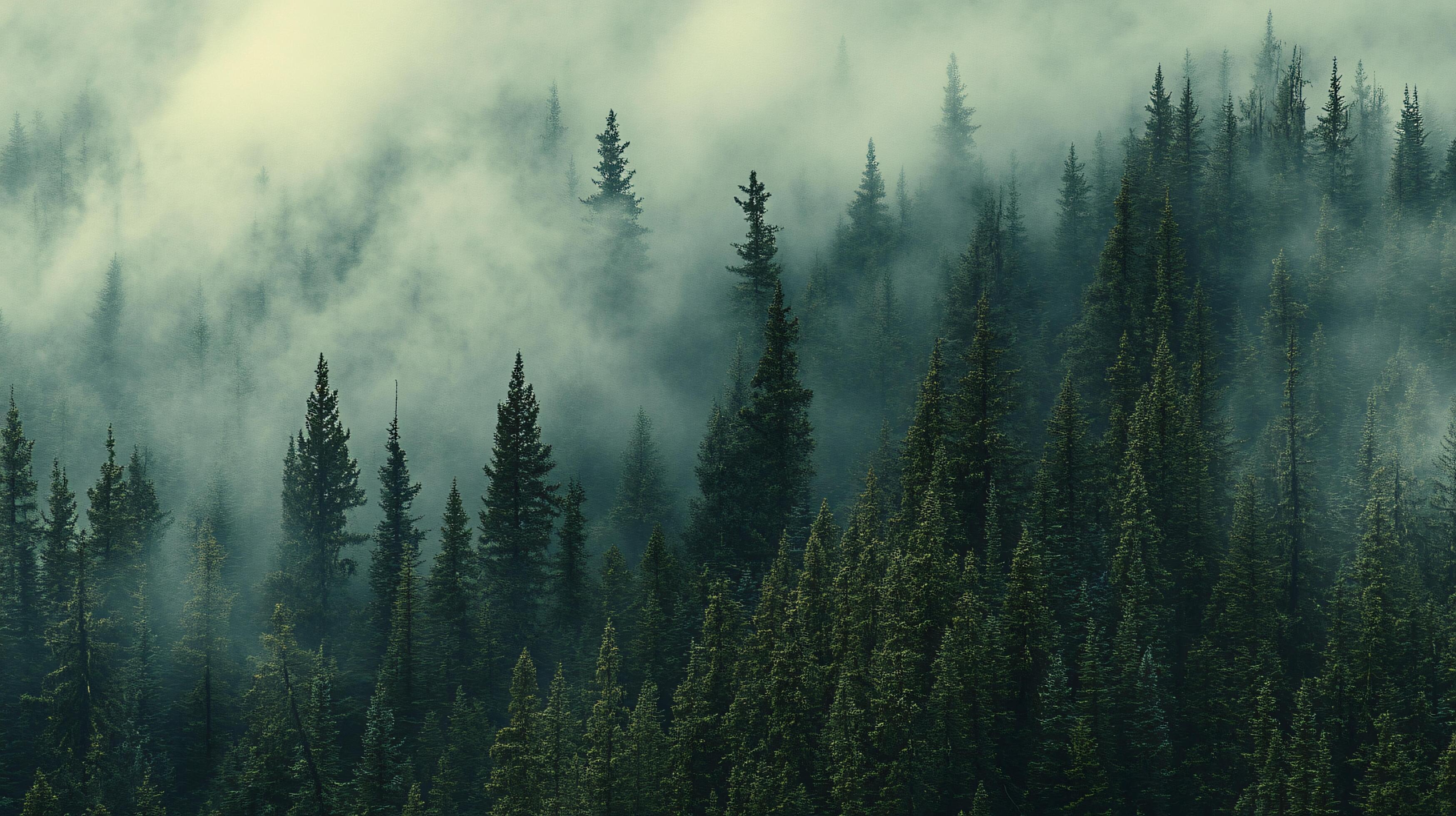 Hazy Forest Magic 54703419 Stock Photo at Vecteezy