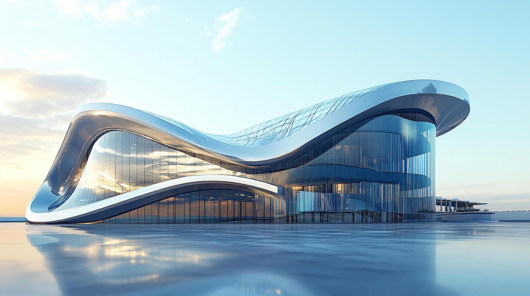 Modern Curved Architecture 54703590 Stock Photo at Vecteezy