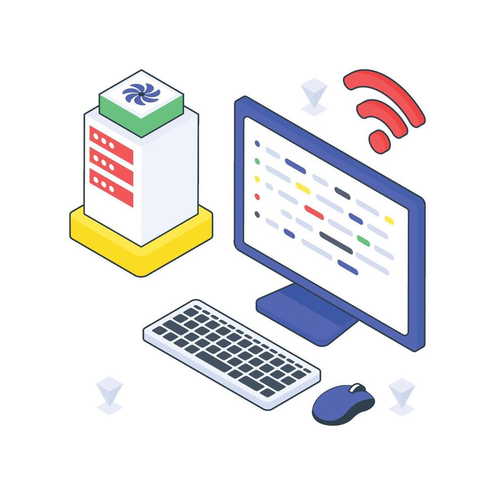 Network Monitoring Program Vector Art Icons And Graphics For Free