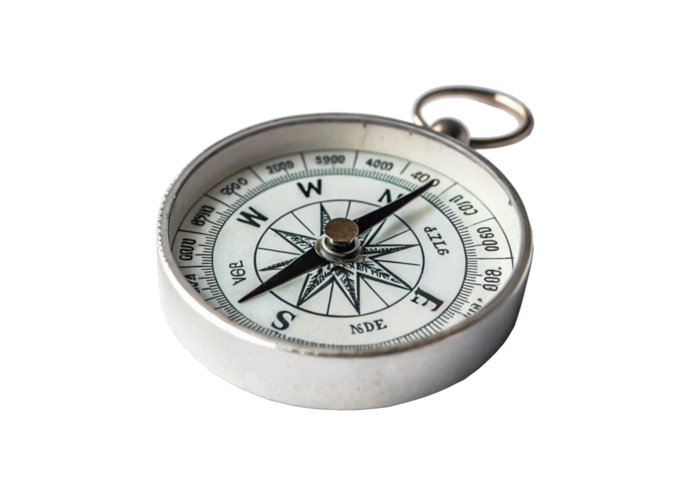 Vintage Compass Navigation Tool Direction Finding Exploration Guidance