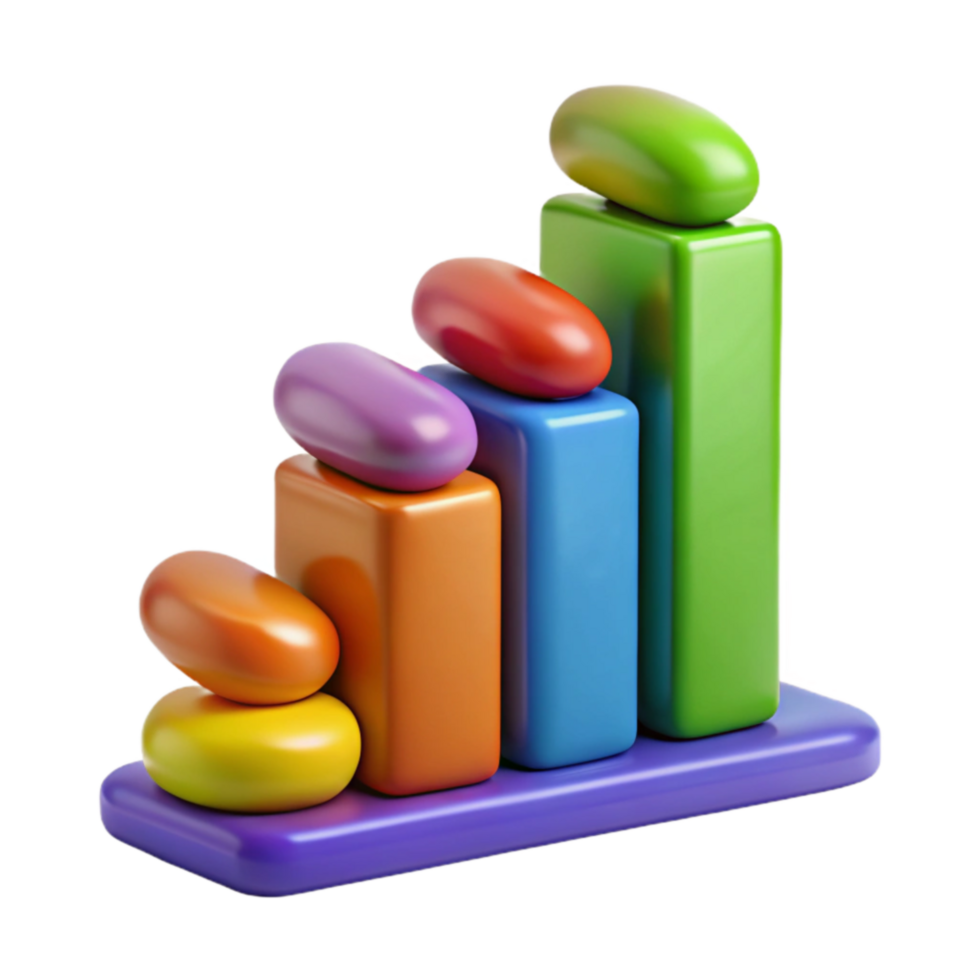 Colorful 3D Bar Graph Data Visualization 54715732 PNG Colorful 3D Bar Graph Data Visualization 54715732 PNG