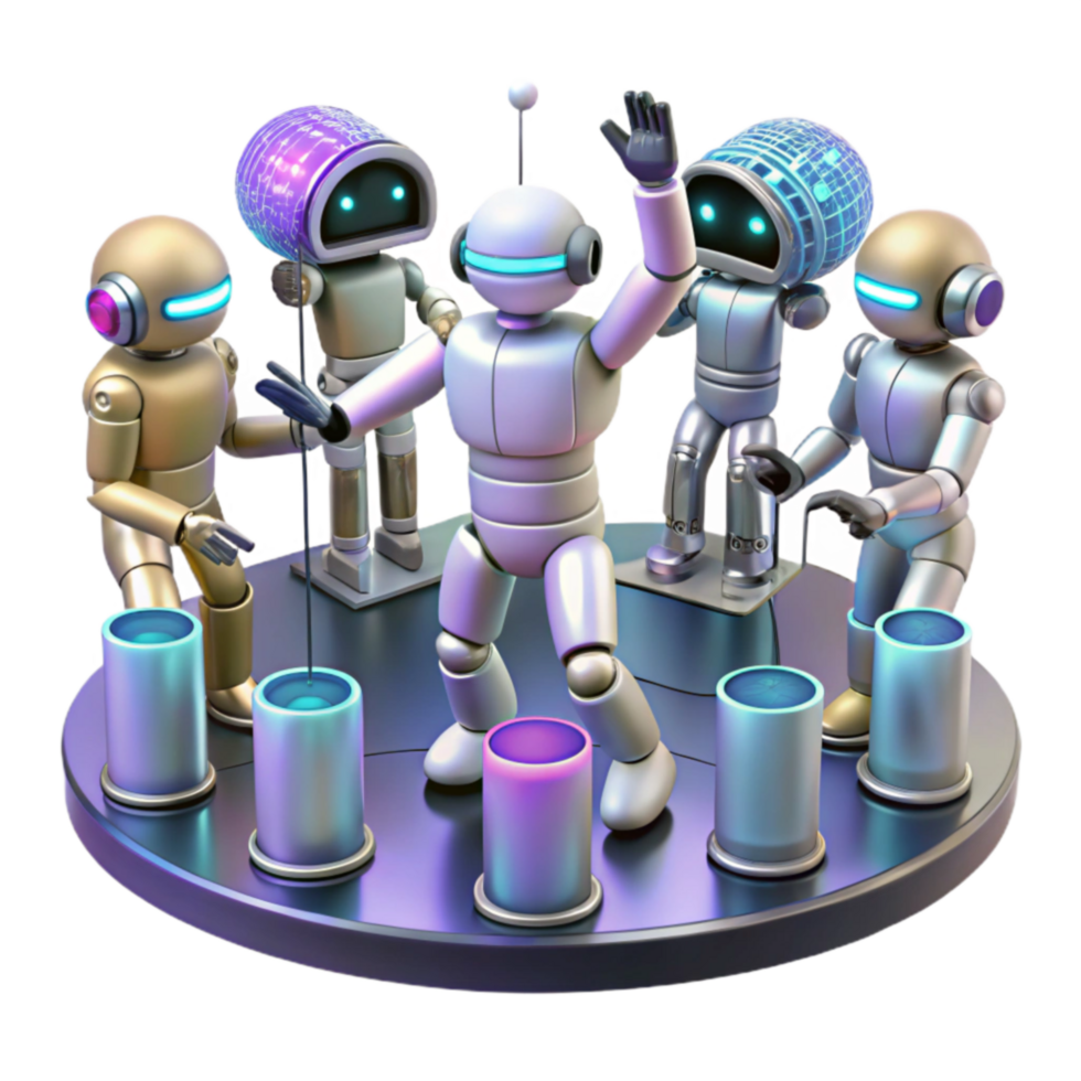 AI Robots Dancing Collaborative Technology and Future of Automation ...