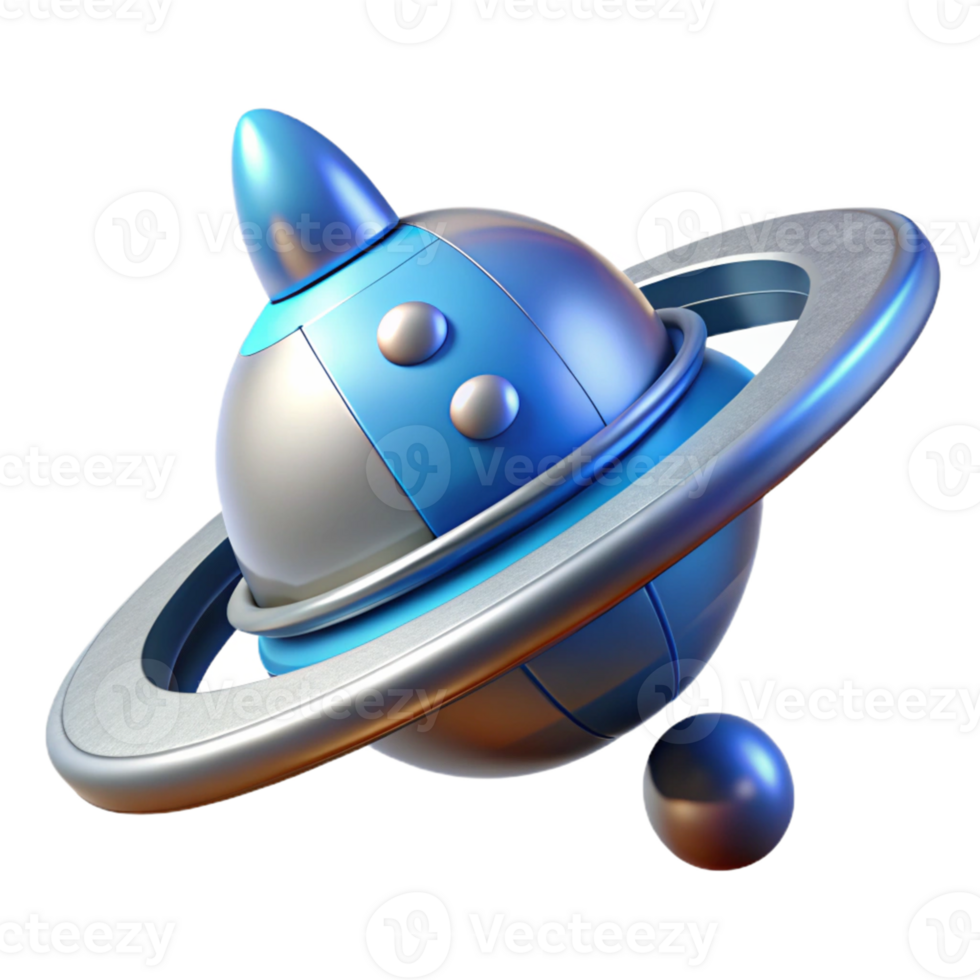 3d Render Futuristic Spaceship Illustration 54717698 Png