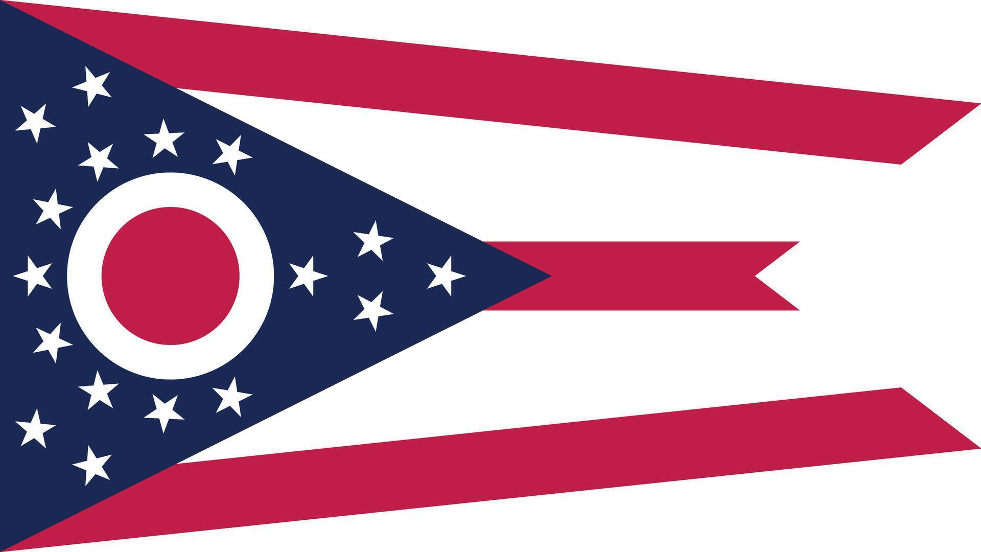 Ohio US State Flag Illustration 54746855 Vector Art at Vecteezy