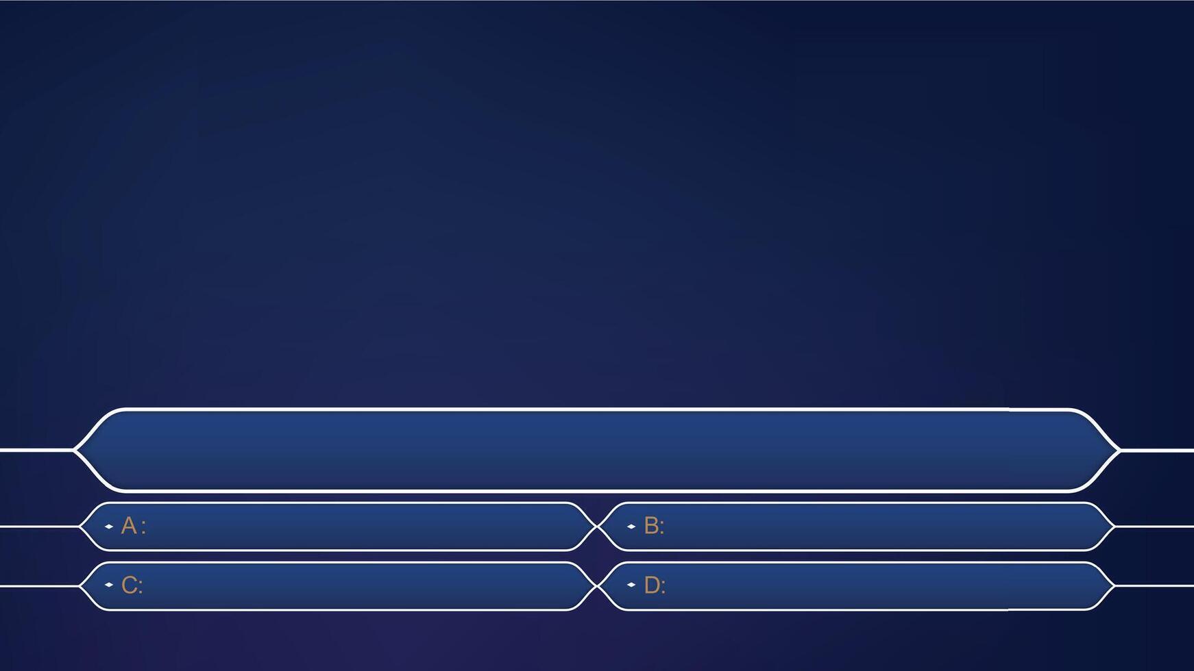 Quiz Game Interface 54753432 Vector Art at Vecteezy