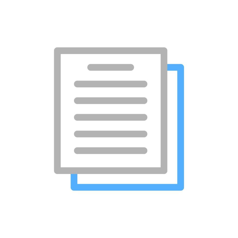 Document icon, duplicate file symbol. Concept of copy, clone, and replication. 54753776 Vector ...