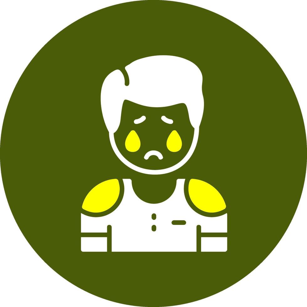 Melancholy Circle Style Two color Icon 54756970 Vector Art at Vecteezy