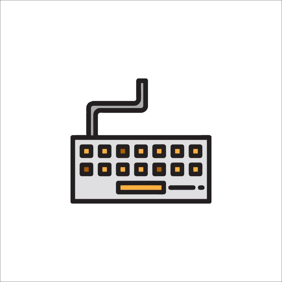 Computer keyboard icon illustration 54758862 Vector Art at Vecteezy