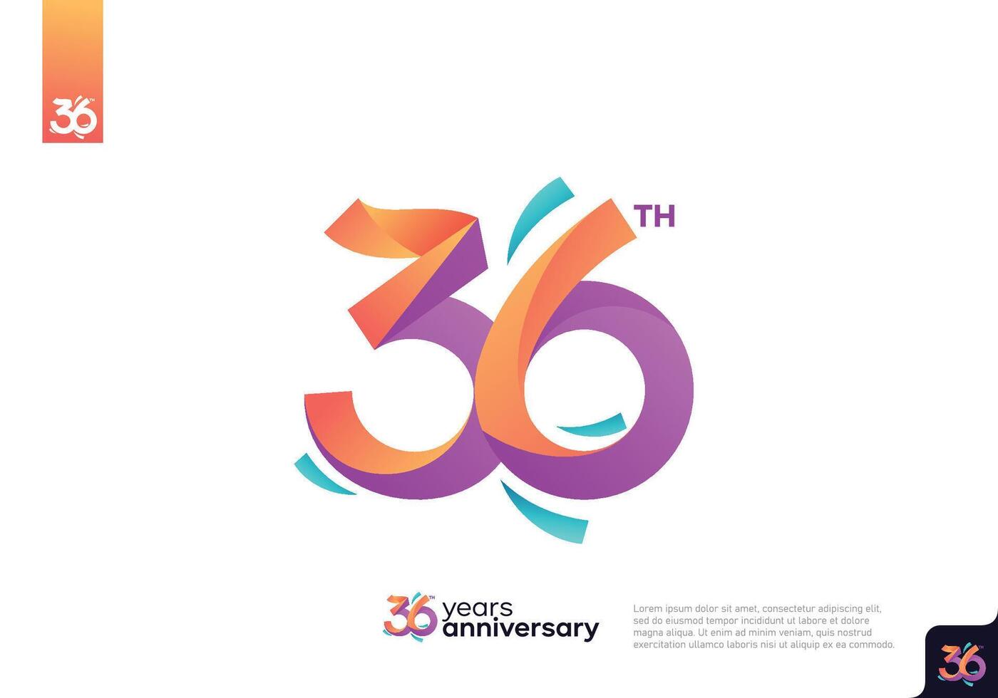 Number 36 logo icon design, 36th birthday logo number, anniversary 36 54760346 Vector Art at ...
