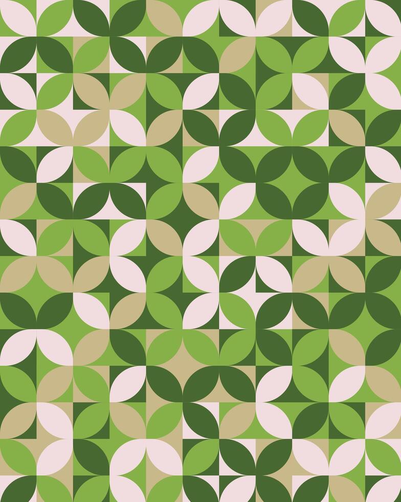 Abstract Green Geometric Nature Pattern Background 54761719 Vector Art