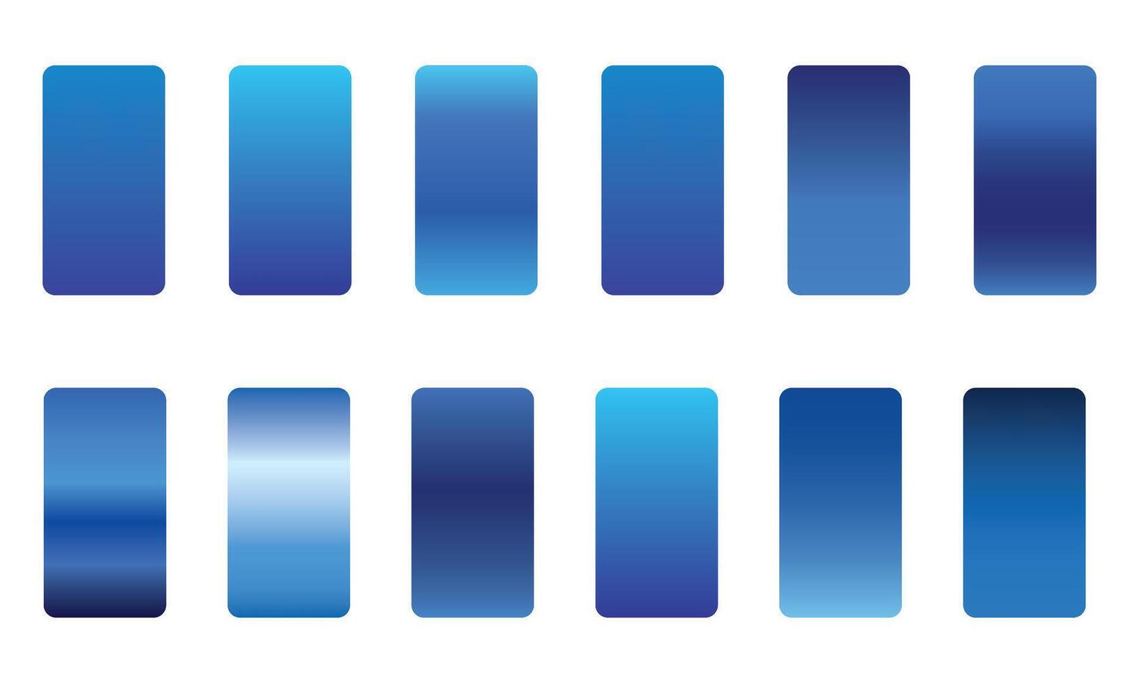 Blue Metallic Gradient Background Set Metallic Gradation Textures Stylish And Bright Gradient