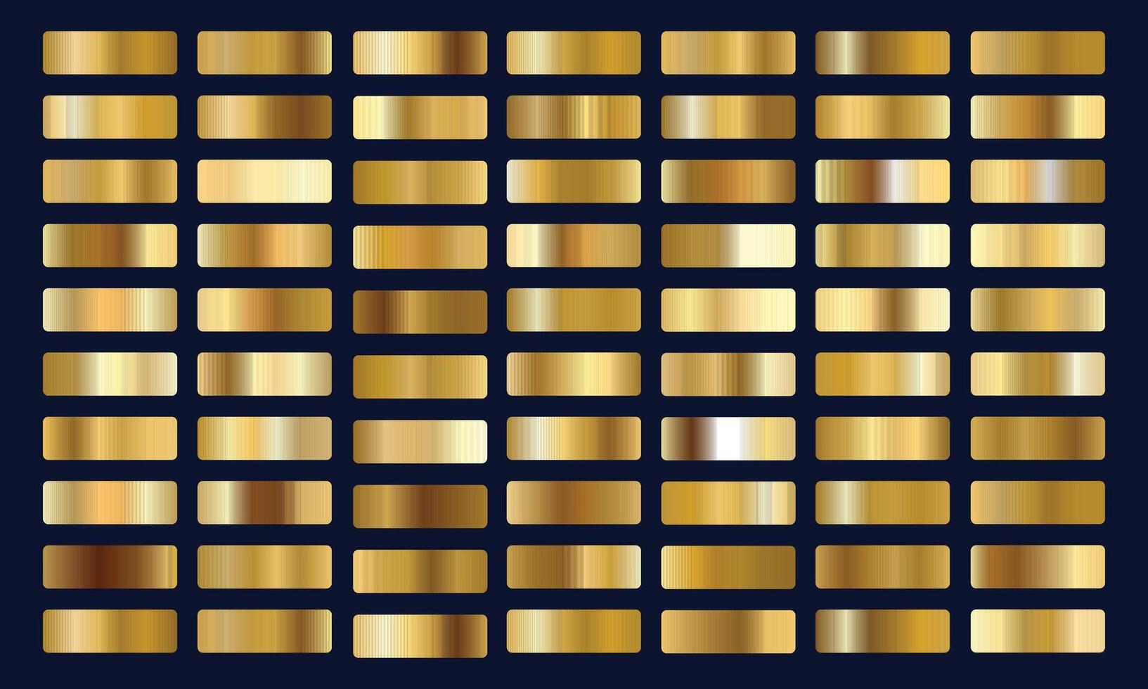 premium golden gradients swatches set 54767468 Vector Art at Vecteezy