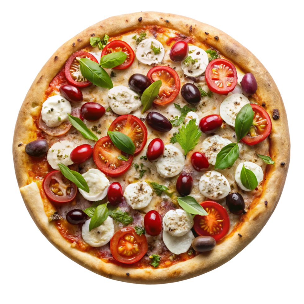 greek pizza isolated on transparent background 54784985 PNG