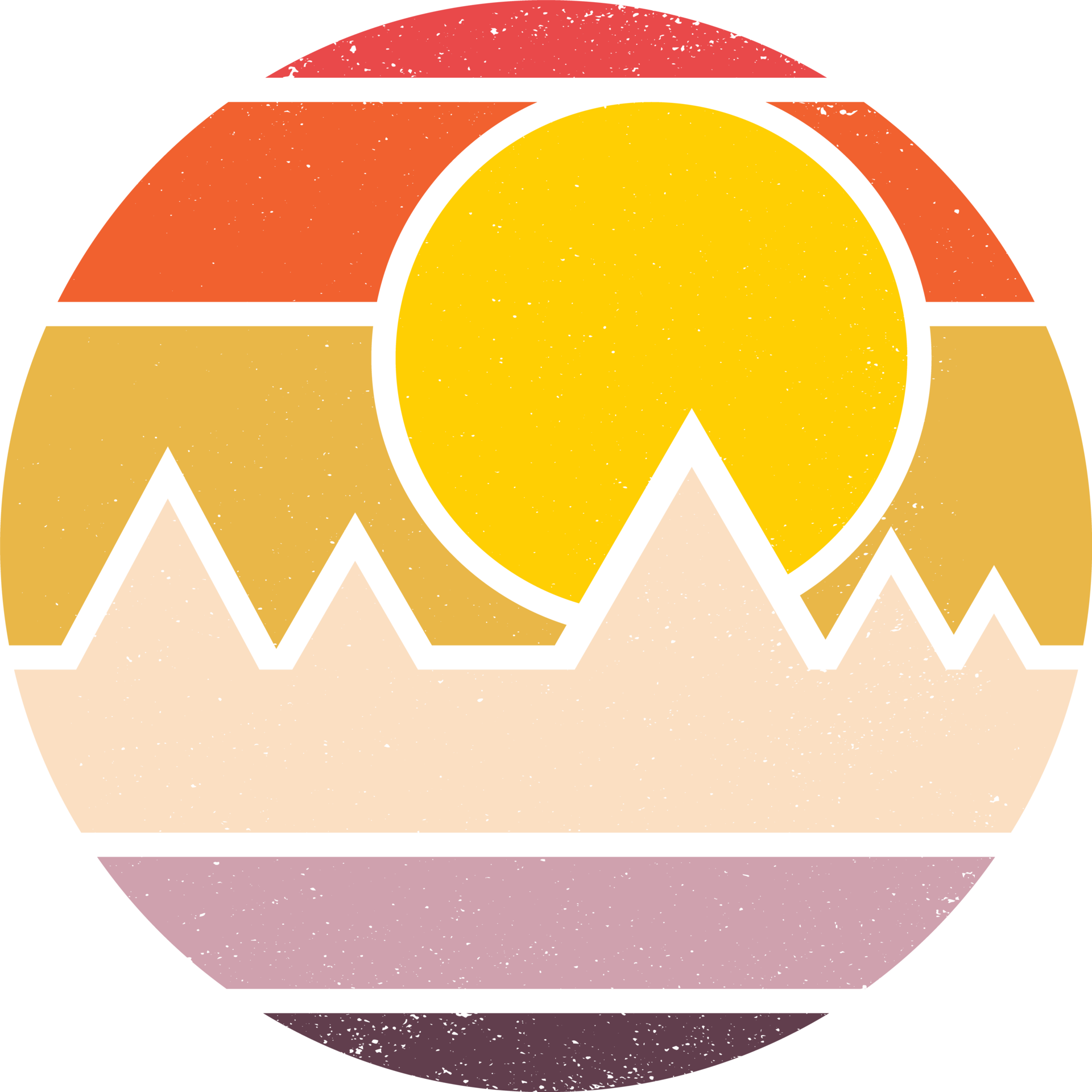 Retro Sunset Mountains Colorful 54785838 PNG Retro Sunset Mountains Colorful 54785838 PNG
