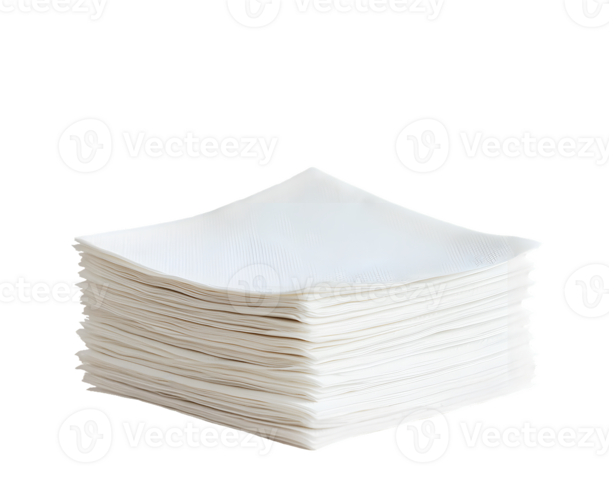 apilar de blanco cuadrado papel servilletas 54791836 PNG