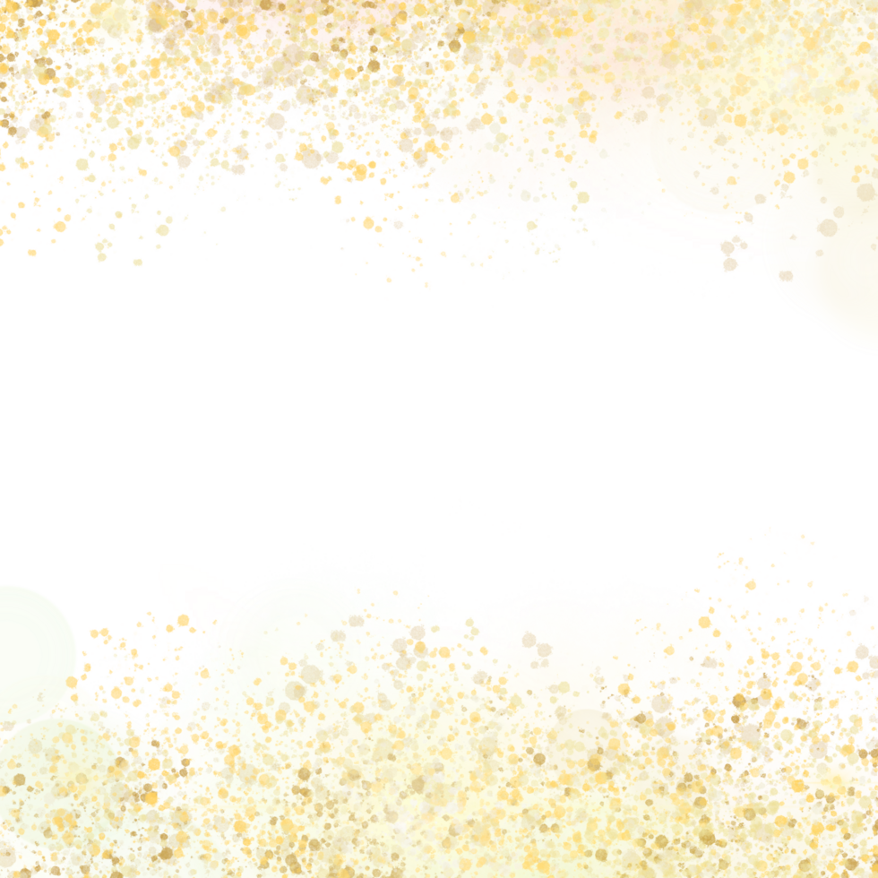 Gold glitter border illustration 54792897 PNG