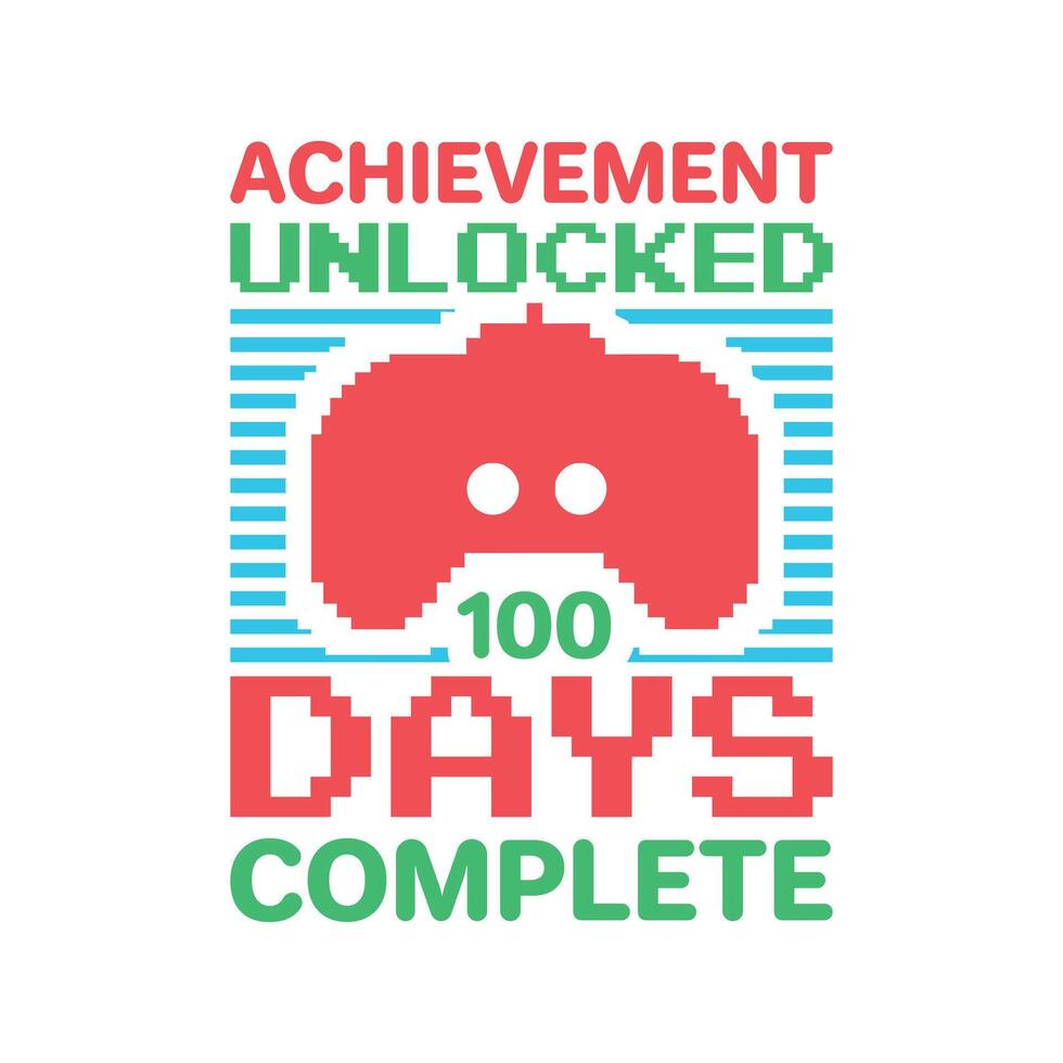 100 Days Achievement Vector Art, Icons, and Graphics for Free Download