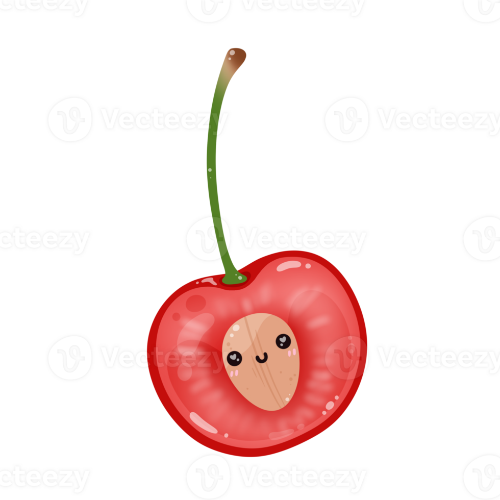 Sweet Cute Cherry Illustration 54887570 PNG