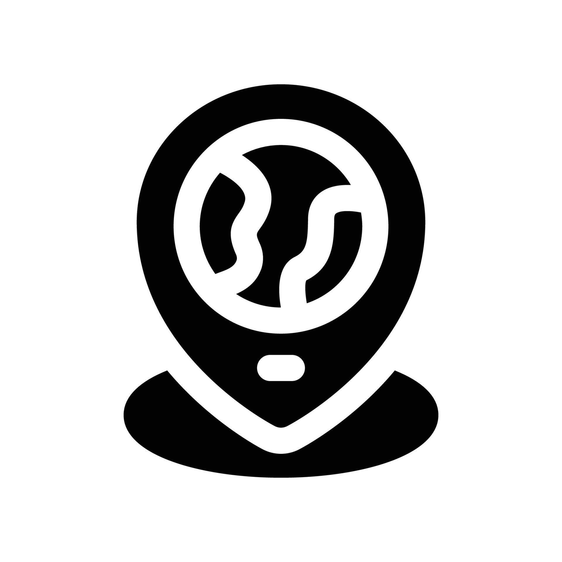 location solid icon. 54888848 Vector Art at Vecteezy