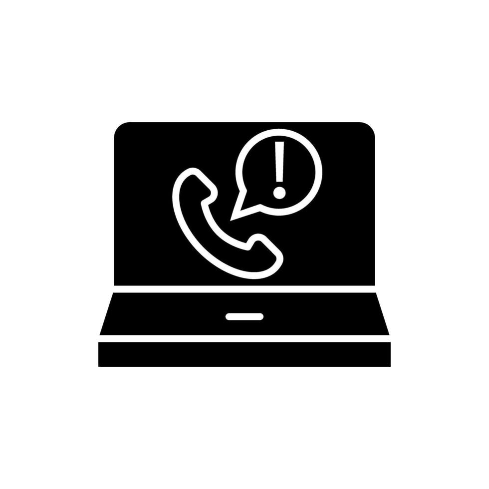 Call center black icon, concept illustration, flat symbol, glyph sign. 54913760 Vector Art at ...