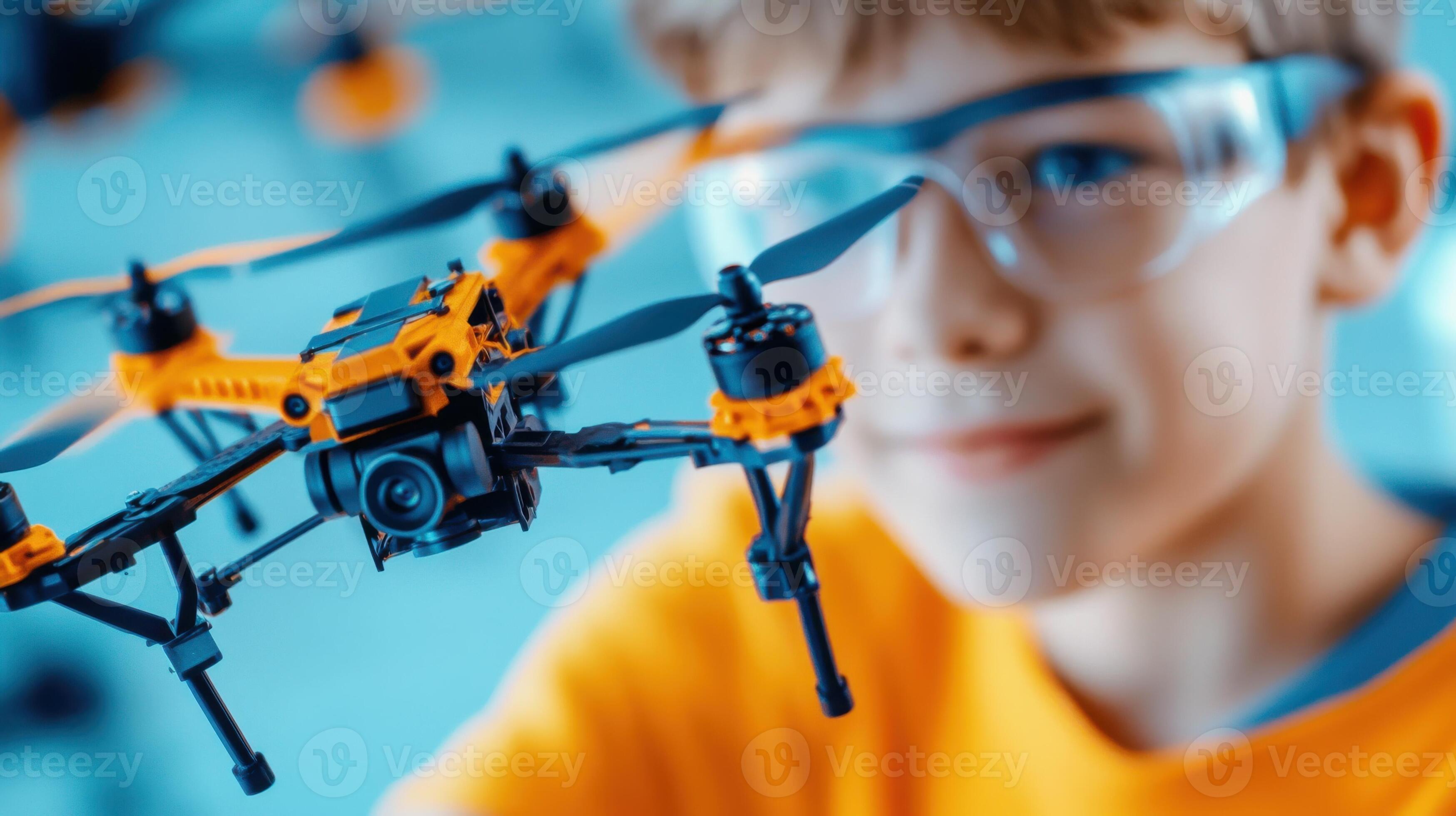 Teacher helps students learn drone assembly with AI-powered 3D ...